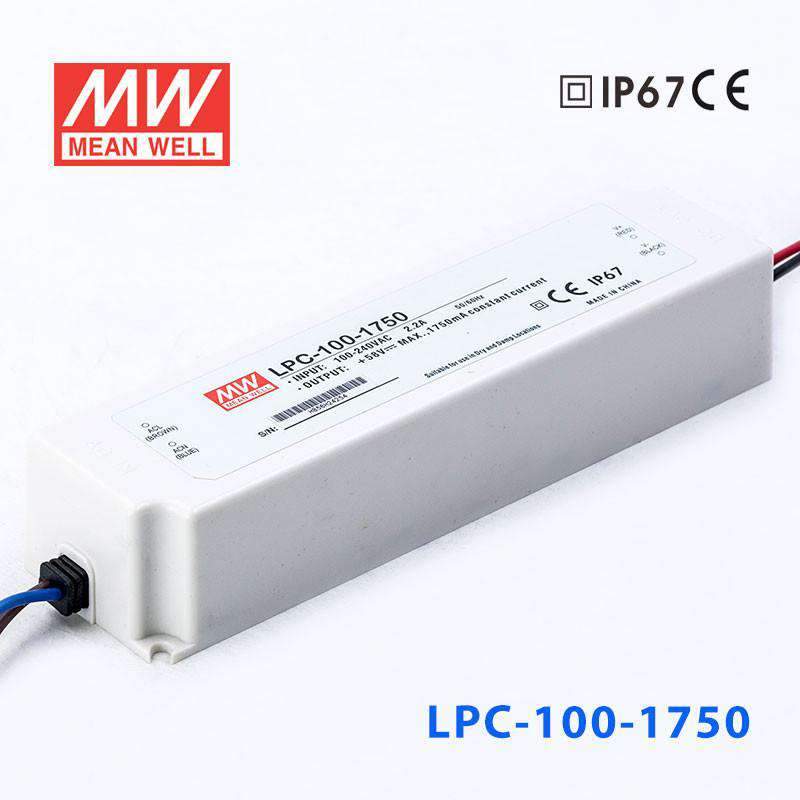 Mean Well LPC-100-1750 Power Supply | Constant Current LED Driver – Wellforces Ltd.