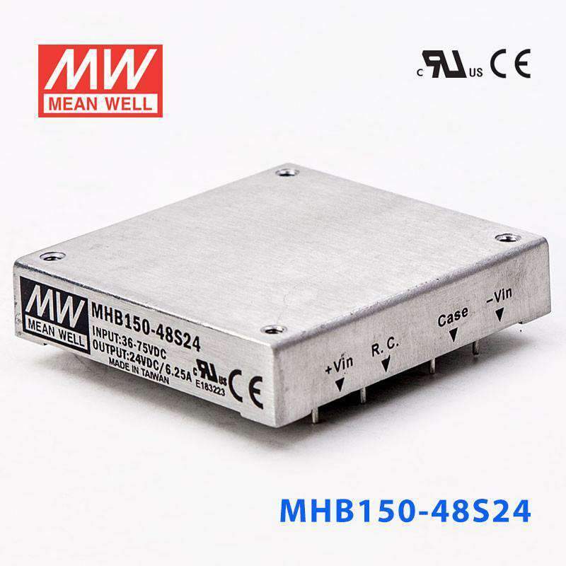 Mean Well MHB150-48S24 DC-DC Converter - 150W - 36~75V in 24V out – Wellforces Ltd.