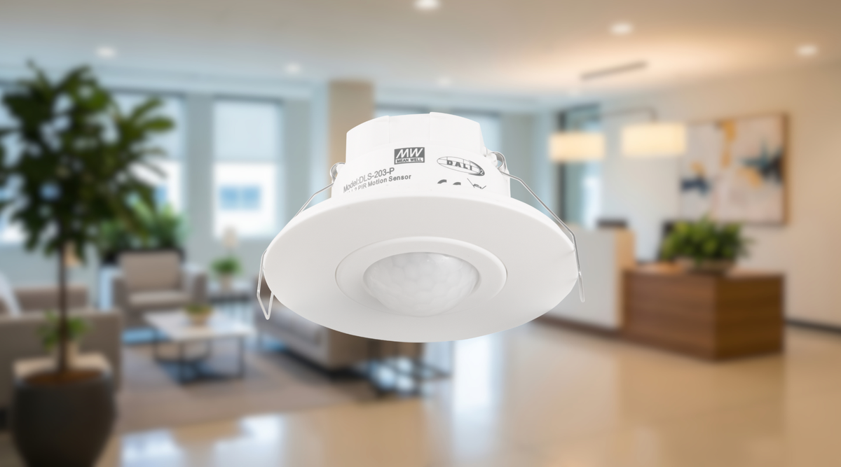 MEAN WELL DLS-2xx Series: DALI-2 PIR Motion Sensors for Smart Lighting ...