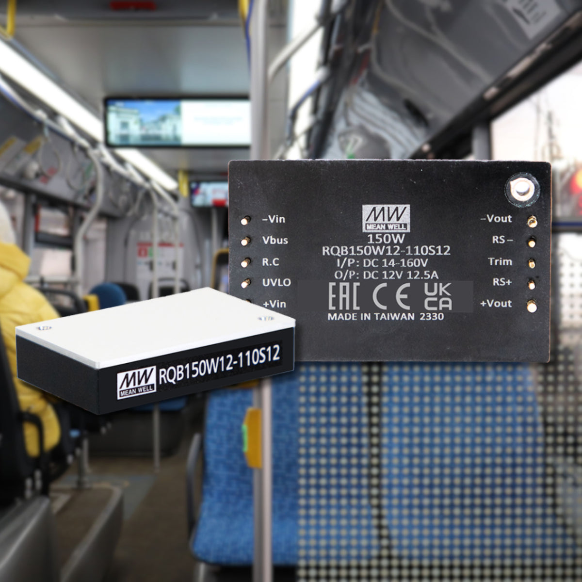 Introducing the RQB150W12 Series: 150W 1/4 Brick 14~160Vdc Ultra-Wide ...