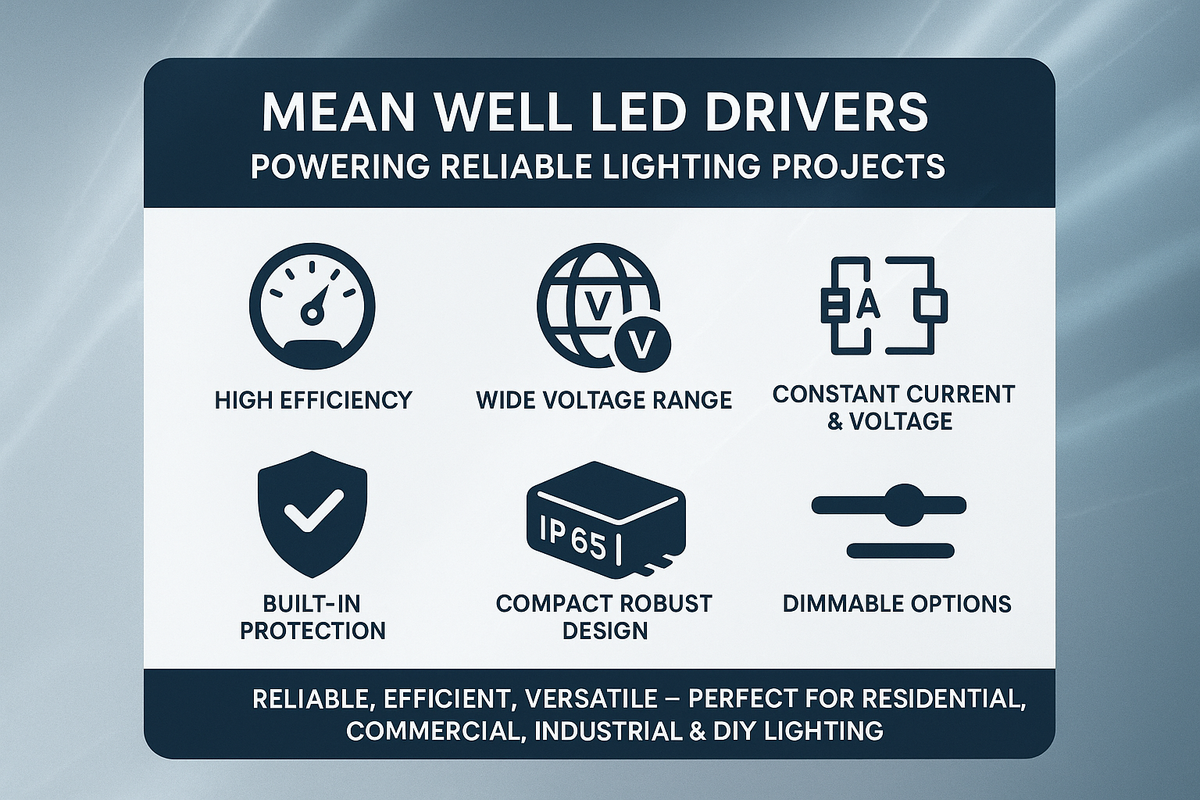 Mean Well LED Driver: Powering Your Lighting Projects with Reliability ...