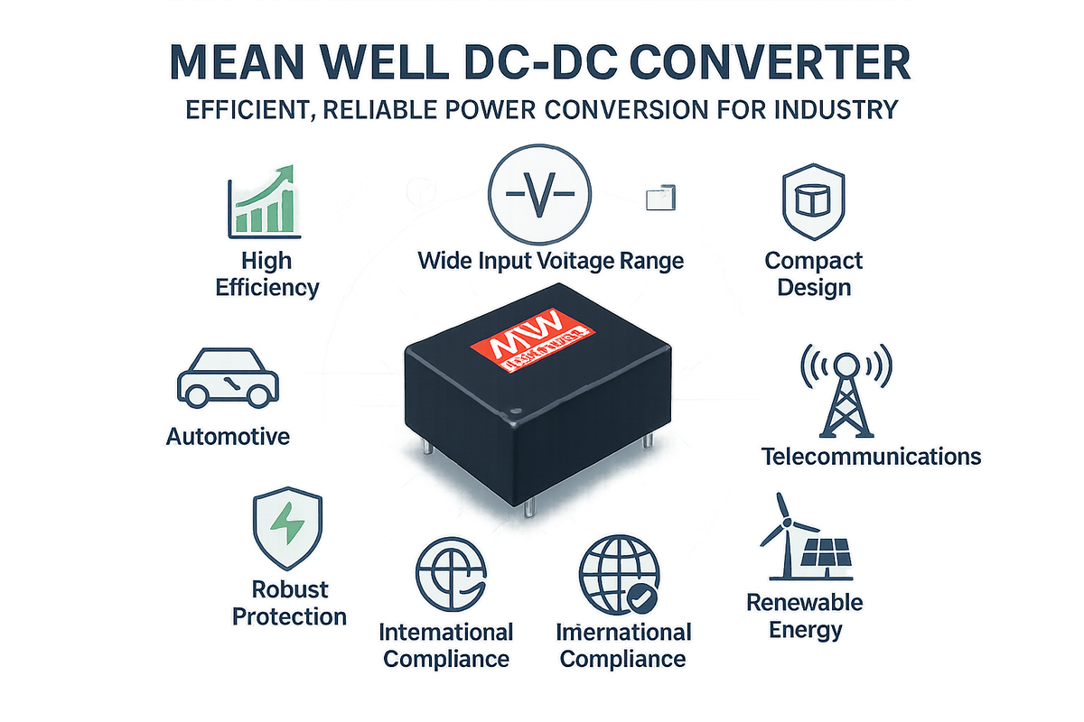 Mean Well DC-DC Converter – Wellforces Ltd.
