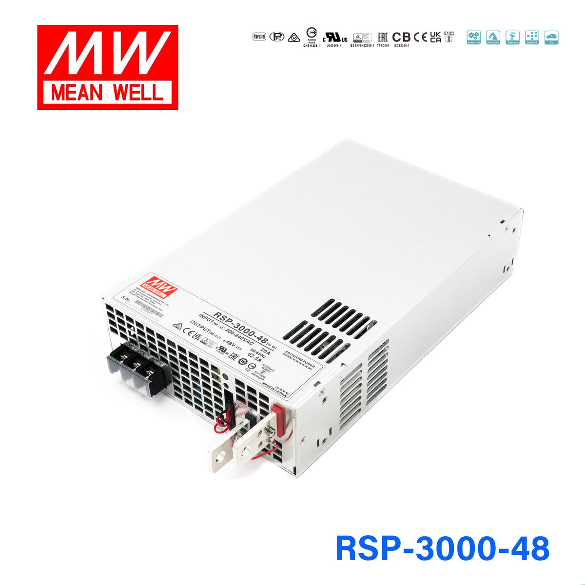 Buy Mean Well RSP-3000-48 Power Supply - Enclosed Type in Auckland ...
