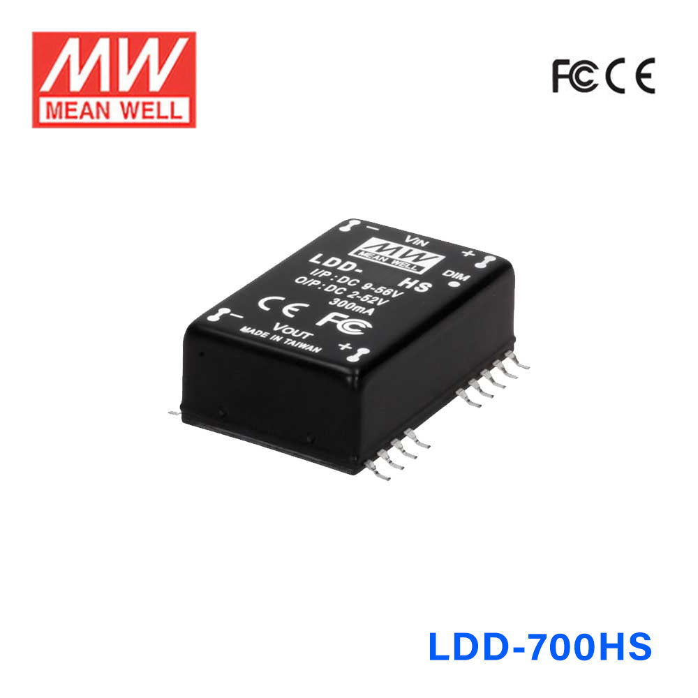 Mean Well LDD-700HS DC/DC LED Driver CC 700mA - Step-down | NZ ...