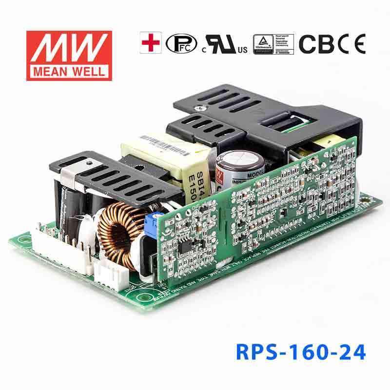 Mean Well RPS Series RPS-160-24 Power Supply - Open Frame Type ...
