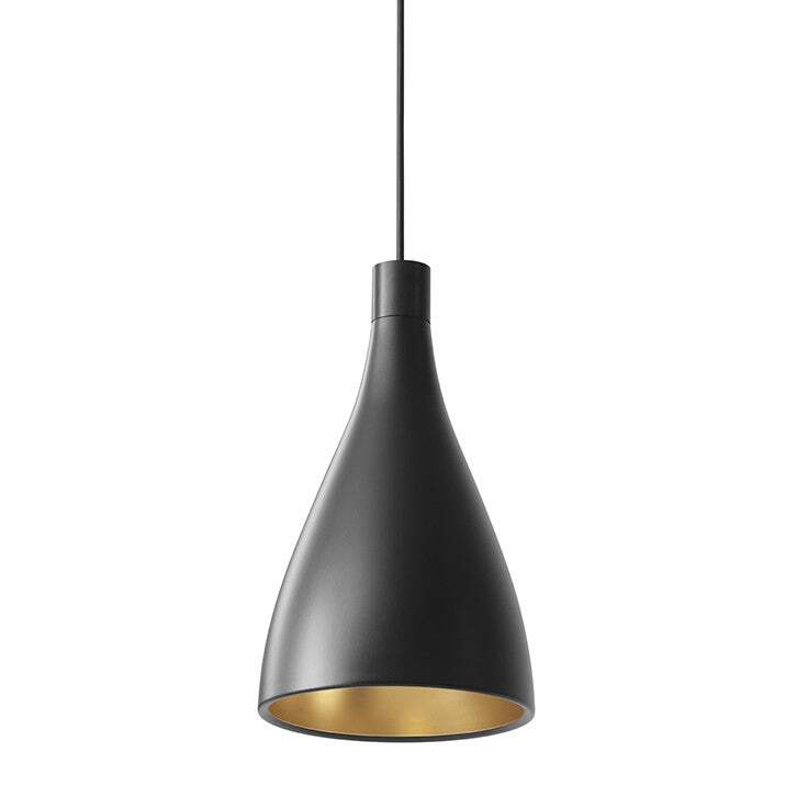 Pablo Pendant Swell Single Narrow Black / Brass – Wellforces Ltd.