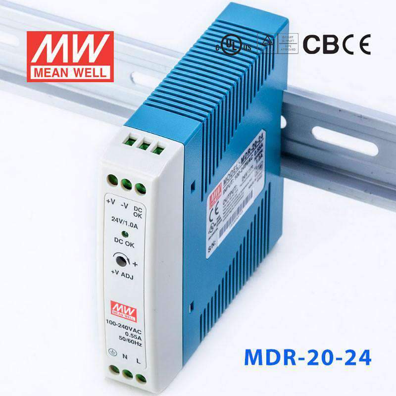 Mean Well MDR-20-24 Industrial Power Supply 20W 24V - Best Price in NZ ...