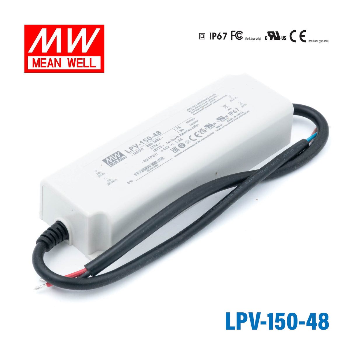 Mean Well LPV-150-48 153.6W 48V LED Driver | Wellforces NZ – Wellforces ...