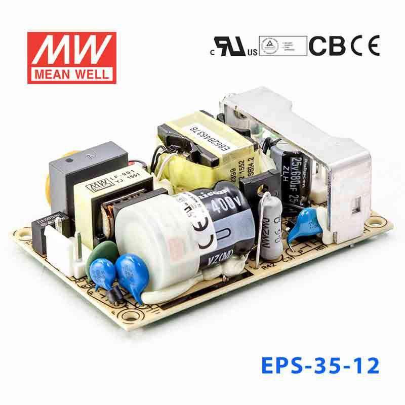 Mean Well EPS-35-12 Power Supply 36W 12V - Best Stock & Prices in ...