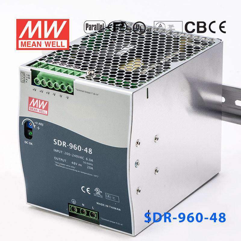 Best Price Mean Well SDR-960-48 Industrial Power Supply | SDR Series ...