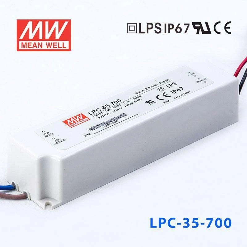 Mean Well LPC-35-700 Power Supply | 35W 700mA LED Driver | Auckland ...
