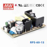 Mean Well RPS-60-15 Green Power Supply 15V 4A - Medical Power Supply ...