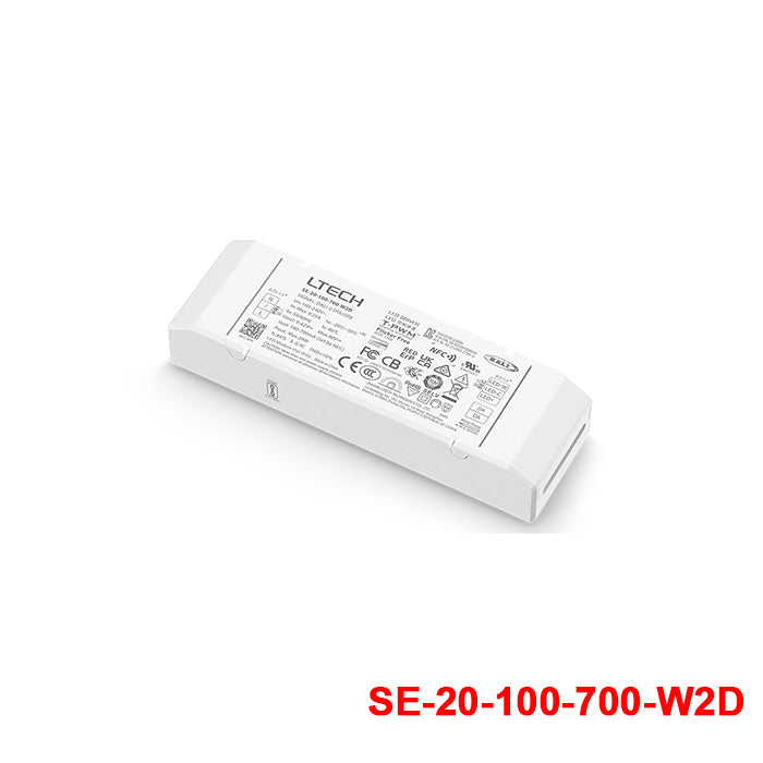 Ltech SE-20-100-700-W2D LED Driver - NFC, DALI2, Tunable White | Ltech ...