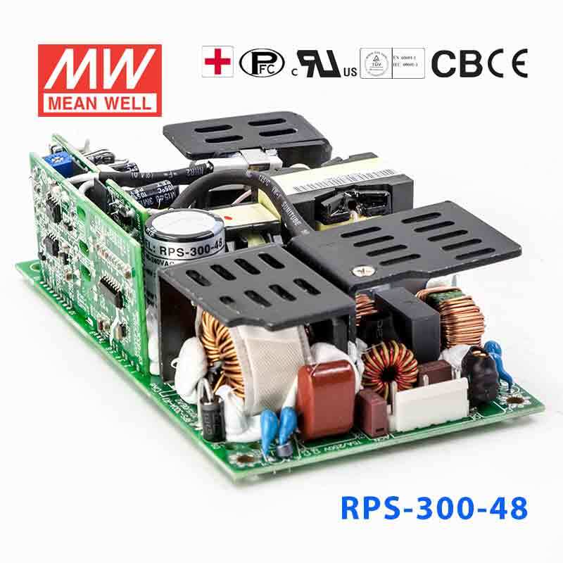 Mean Well RPS Series RPS-300-48 Power Supply - Open Frame Type ...