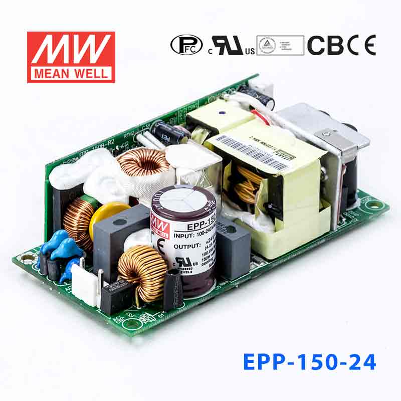 Mean Well EPP-150-24 100W 24V Power Supply - Open Frame Type ...