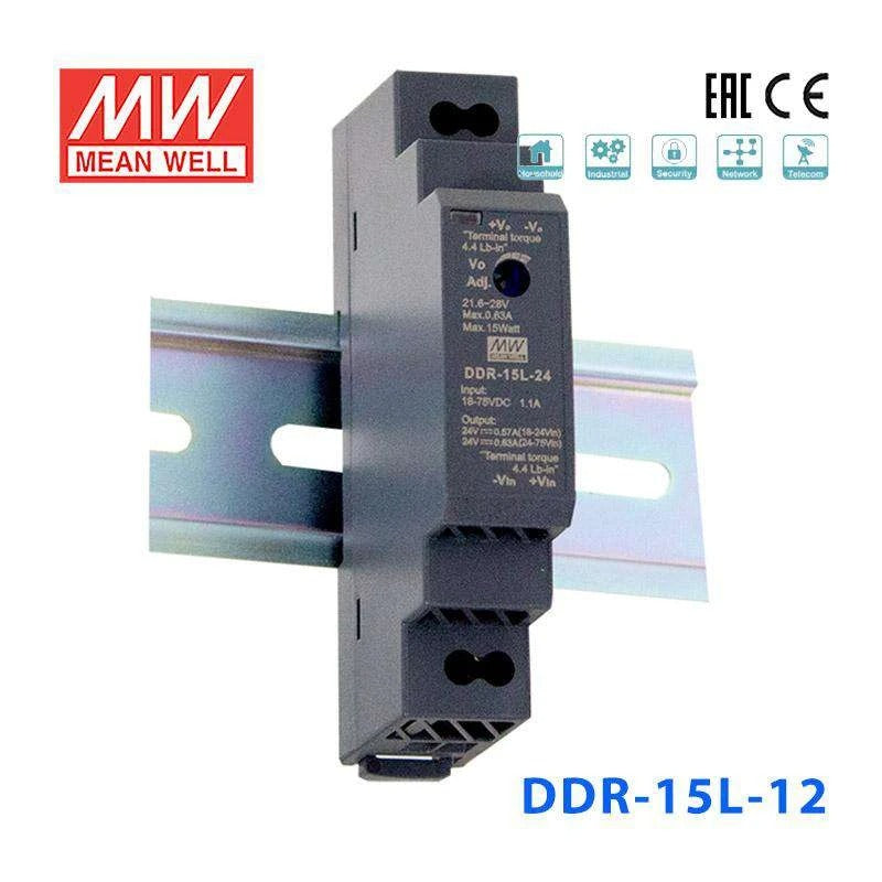 Mean Well DDR-15L-12 DC-DC Converter - 15W - Best Stock Availability ...