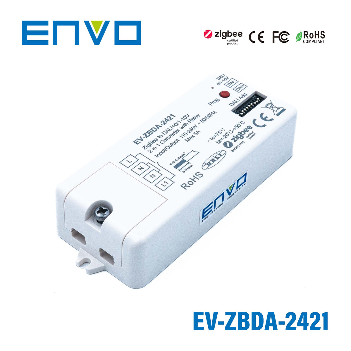 ENVO ZigBee to DALI Converter - EV-ZBDA-2421 | Best Prices NZ ...