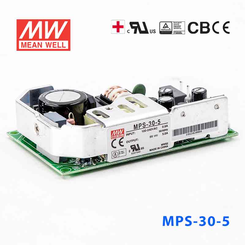 Mean Well MPS-30-5 Power Supply 30W 5V | Auckland Distributor ...