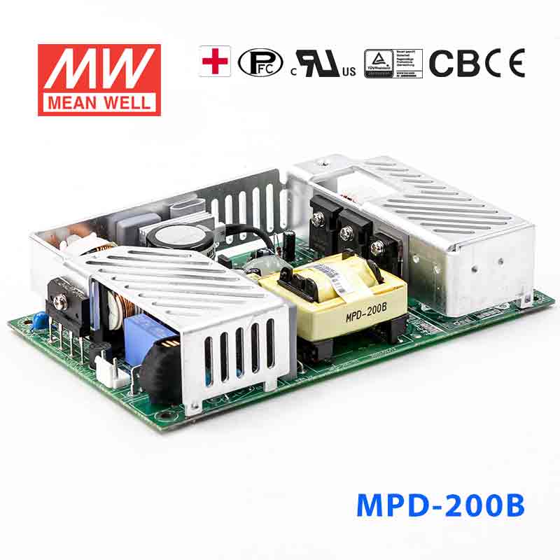 Mean Well MPD-200B Power Supply 200W 5V 24V | Auckland NZ Distributor ...