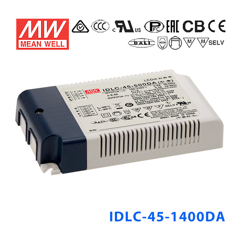 Mean Well IDLC Series IDLC-45-1400DA Constant Current LED Driver ...