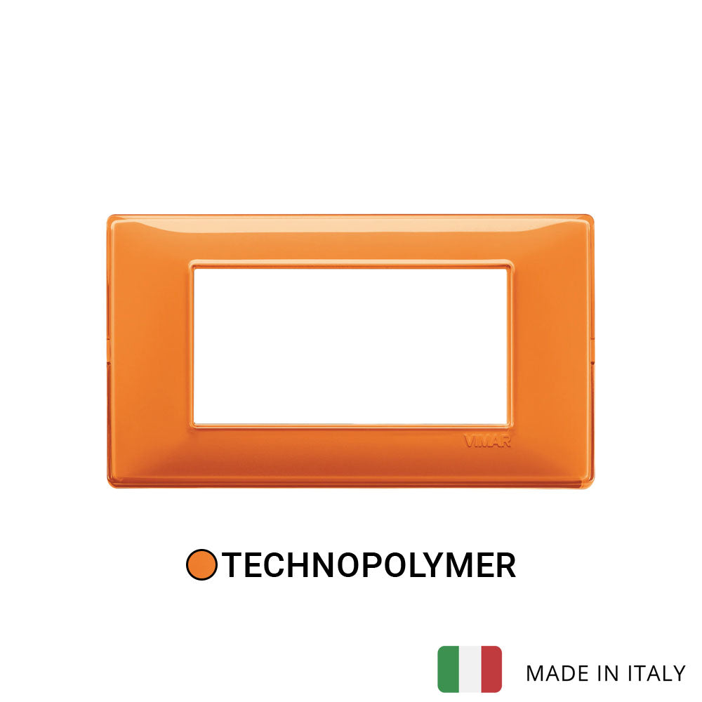 Vimar Plana Plate 4M Reflex Orange-Vimar-VM-14654.4 – Wellforces Ltd.