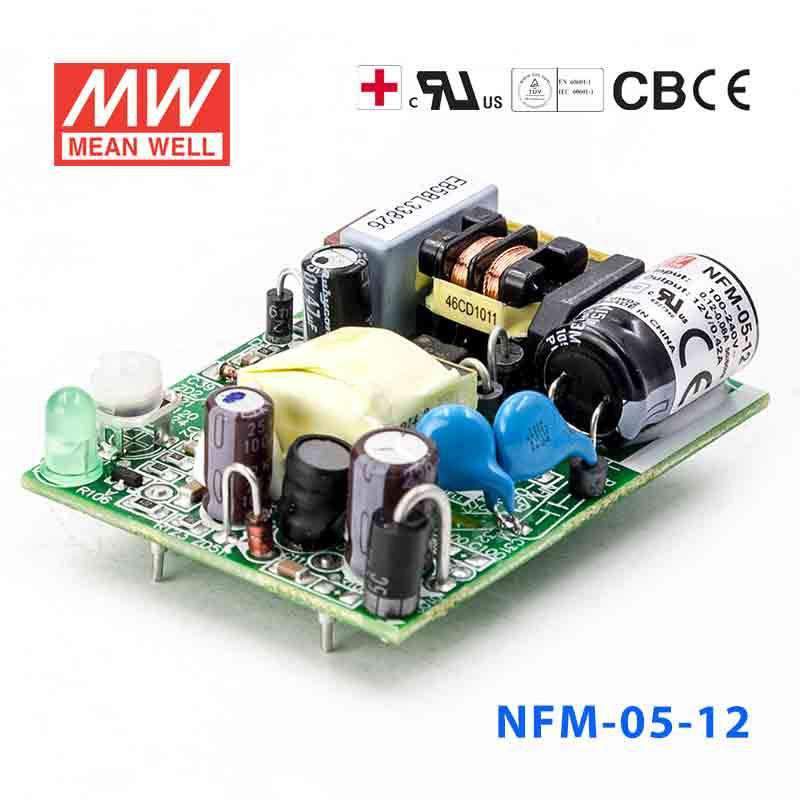 Mean Well NFM Series NFM-05-12 Power Supply - Open Frame Type ...