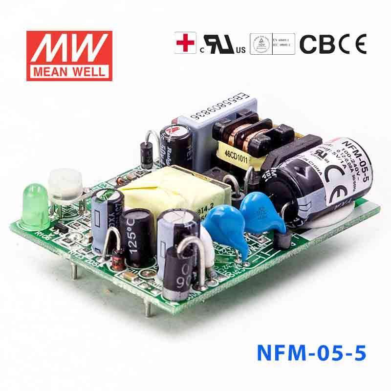 Mean Well NFM Series NFM-05-5 Power Supply - Open Frame Type ...
