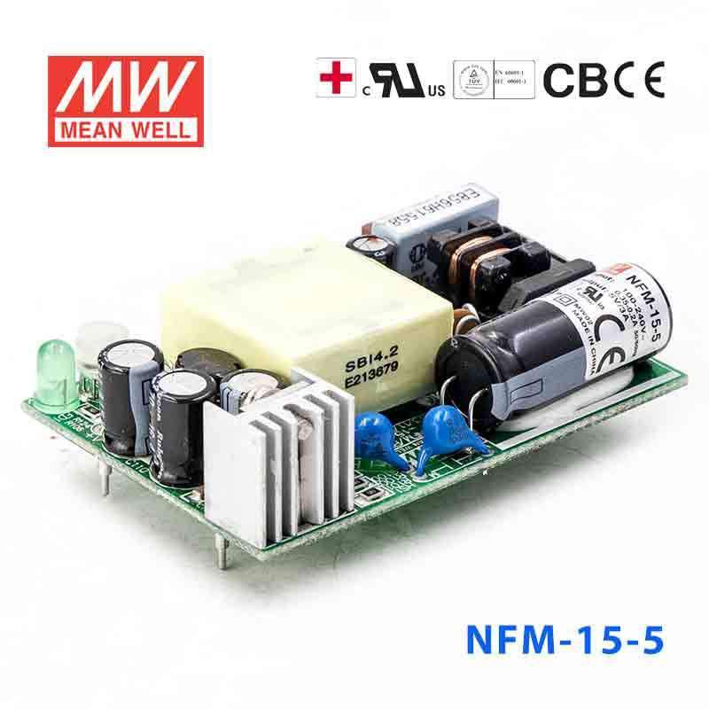 Mean Well NFM Series NFM-15-5 Power Supply - Open Frame Type ...