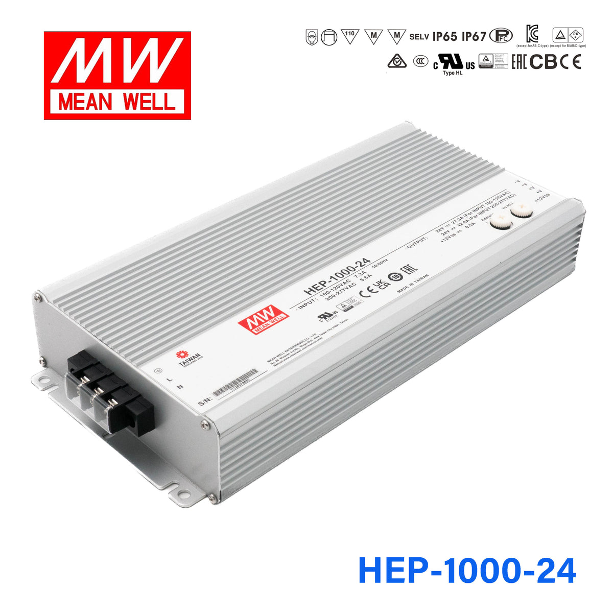 HEP-1000-24 Mean Well Power Supply - 1008W 24V | NZ's Best Prices ...